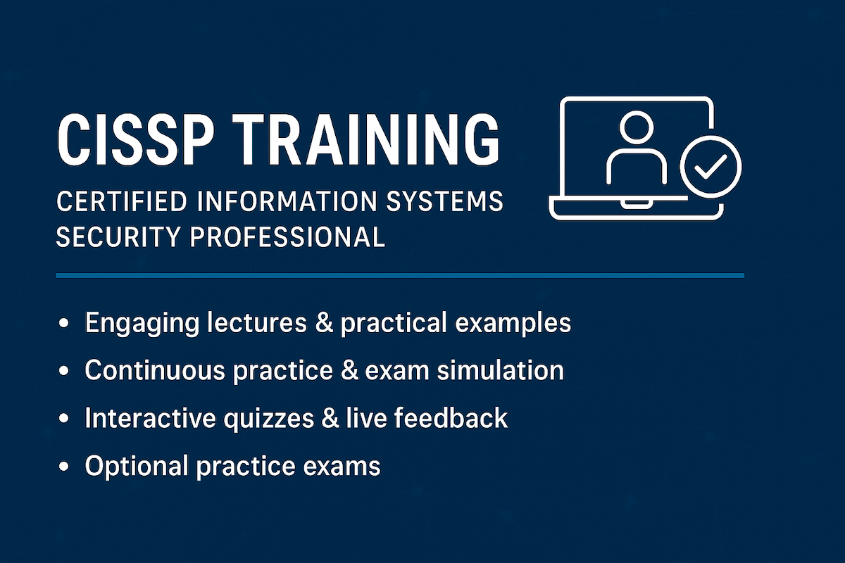 CISSP Training & Exam | 5-Day Certification Prep Course | B2B Learning